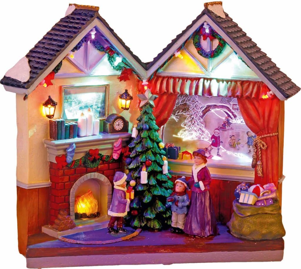 Julby Julgran vid vedspis - Prylgrossen